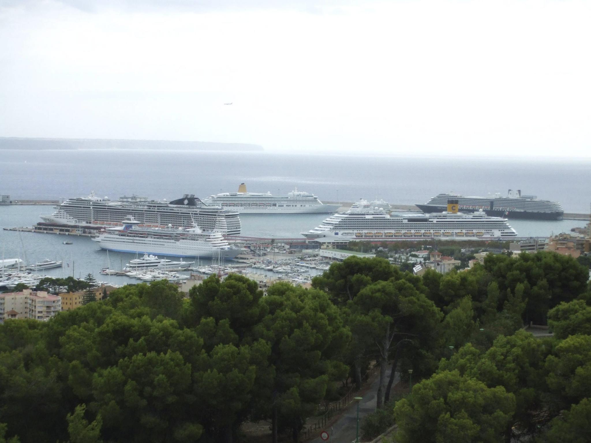 Gedränge am Porto Pi