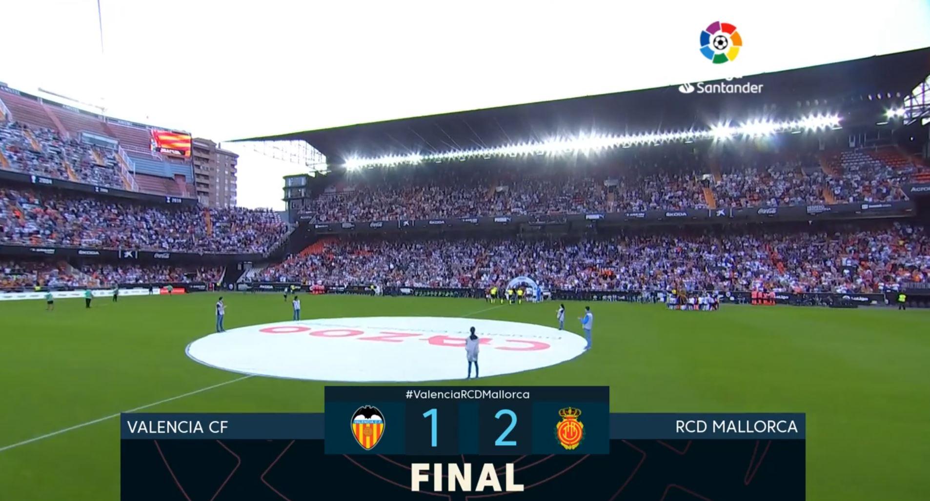 RCD Mallorca fährt Auswärtssieg in Valencia ein