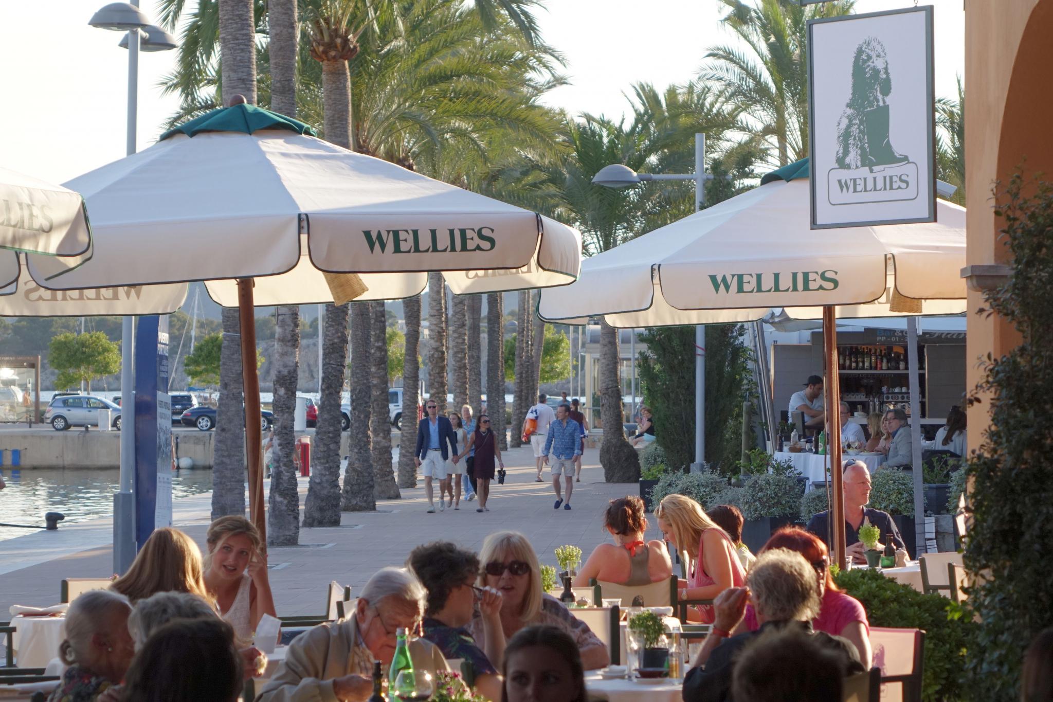 Wellies Restaurant in Puerto Portals auf Mallorca