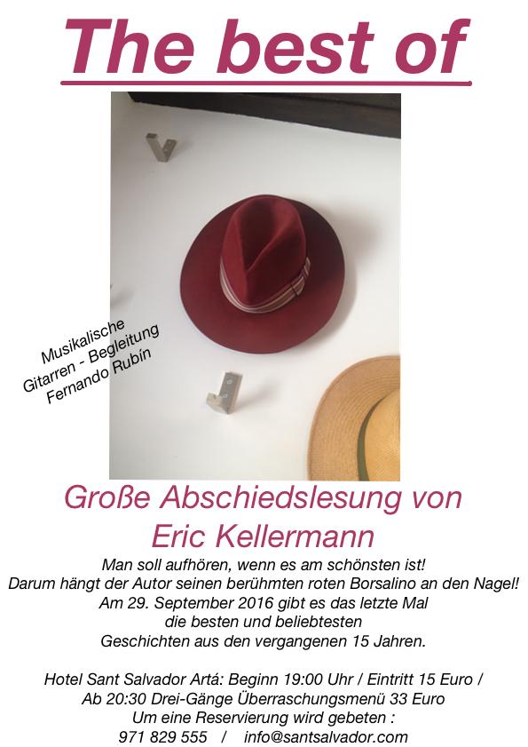 Lesung von und mit Eric Kellermann