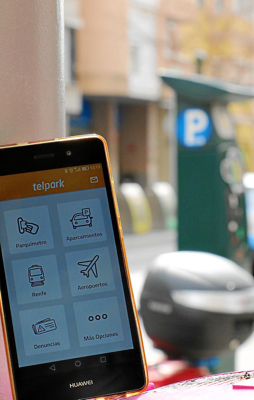 Die Telpark-App erleichtert das Parken