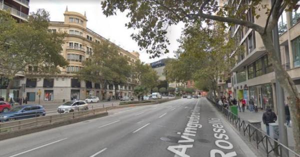 Avenida Alexandre Rosselló in Palma de Mallorca wird asphaltiert