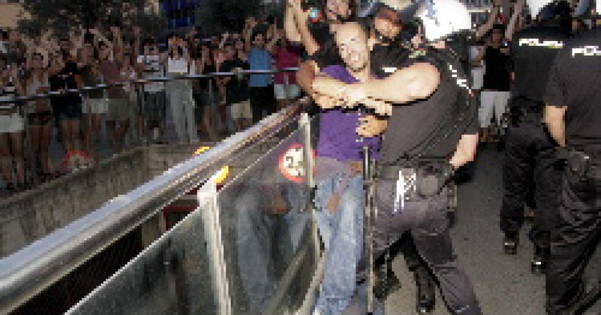 Handgemenge in Palma